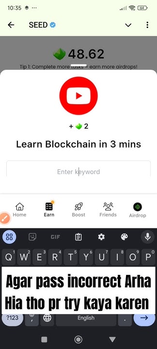 Learn Blockchain in 3 mins seed code seed yt video code - YouTube