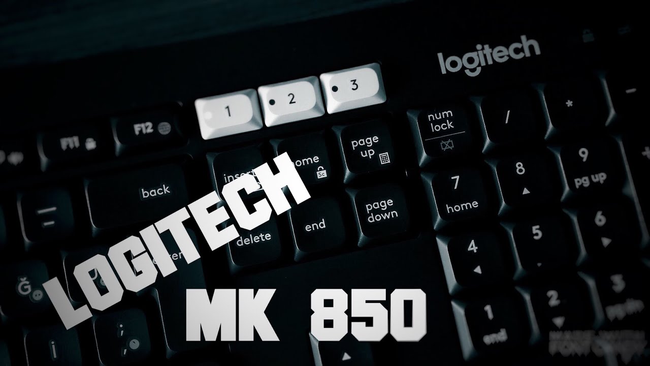 Logitech MK850 Keyboard Unboxing - YouTube