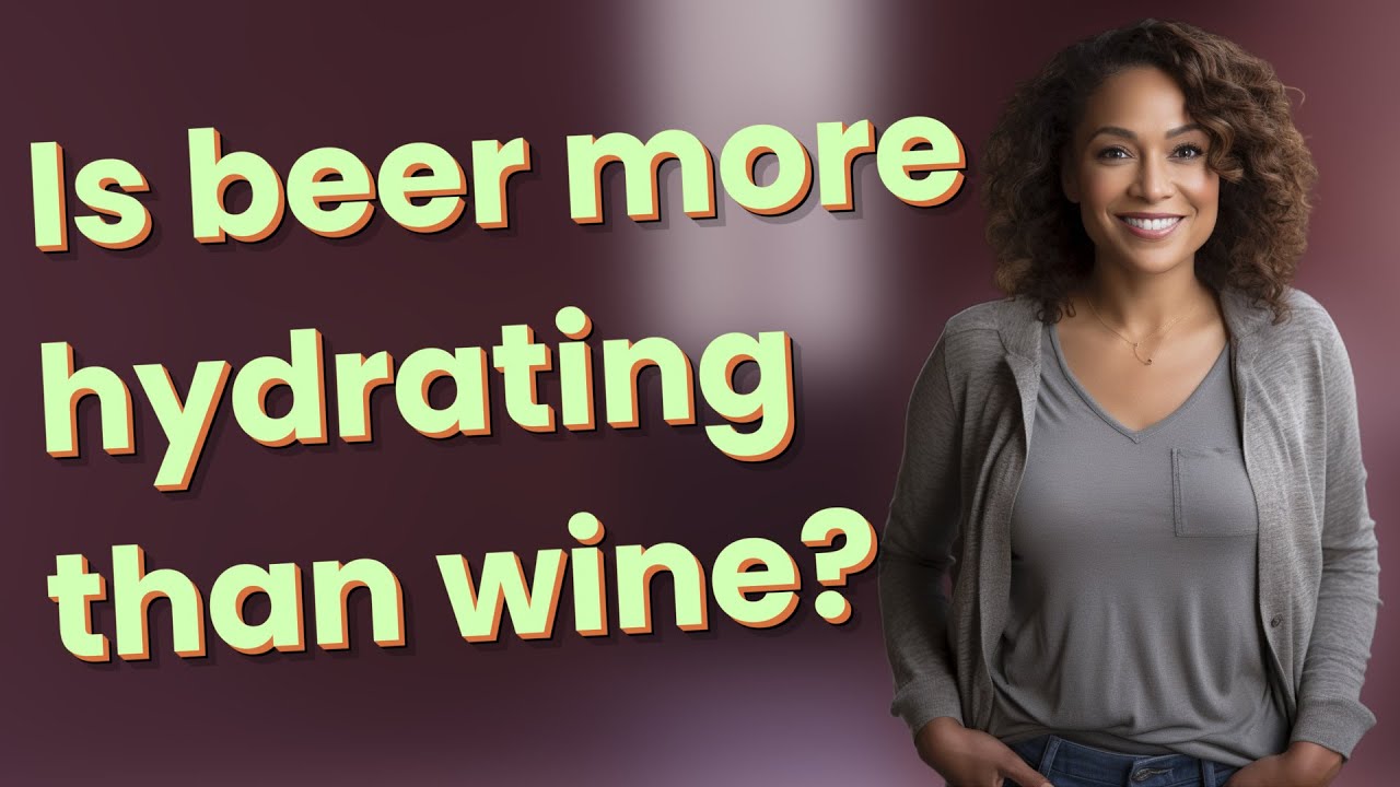 Is beer more hydrating than wine? - YouTube