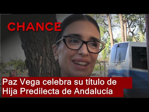 Paz Vega presume de ser Hija Predilecta de Andalucía: “Mi acento es parte de mi esencia”