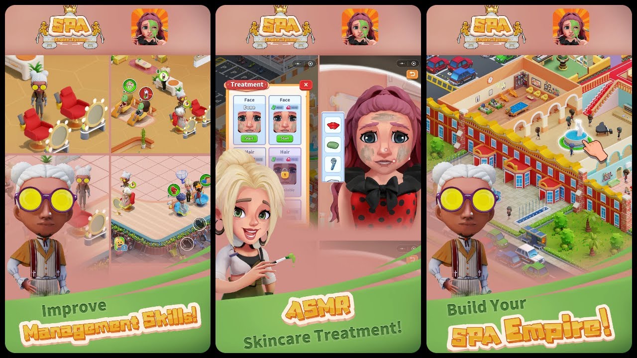 Spa Empire Tycoon: Management game Gameplay Video for Android - YouTube