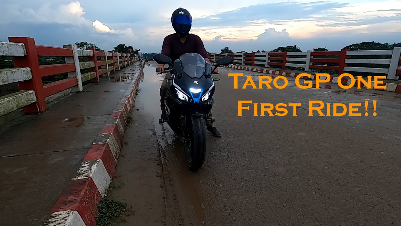 First Ride with my Taro GP 1 version 3|| Depressed Biker - YouTube
