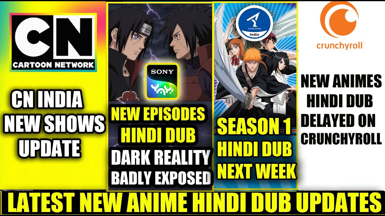 CNI NEW SHOWS | BLEACH S1 HINDI DUB NEXT WEEK | CR ANIMES HINDI DUB ...