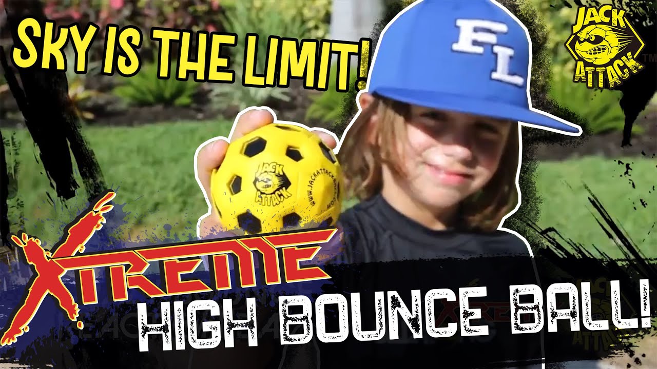 Jack Attack™ ⚡ Xtreme High Bounce Ball - YouTube