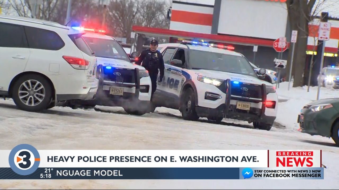 Large law enforcement presence reported on Madison's east side - YouTube