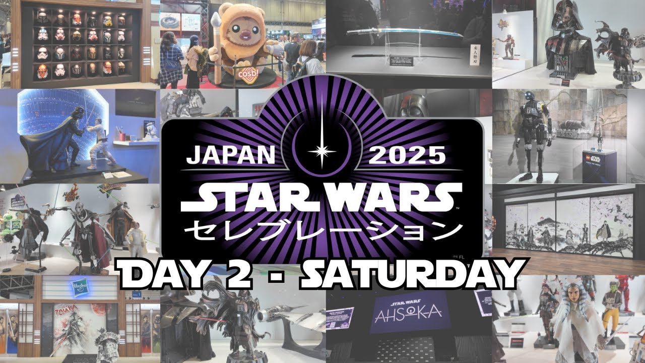 INSANE Booth Highlights, Ahsoka S2 Reveals, & Store Chaos | Star Wars Celebration Japan Day 2 ...