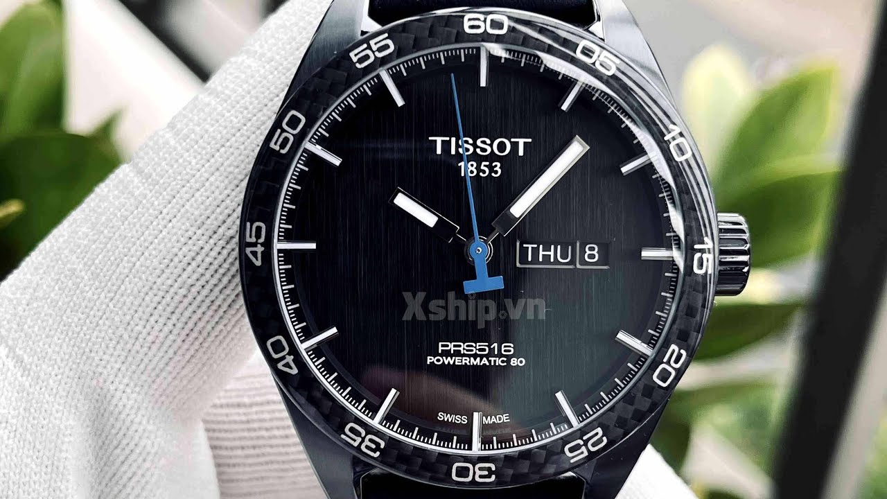Xship.vn: Tissot PRS 516 Automatic Black Dial Men Watch T100.430.36.051 ...