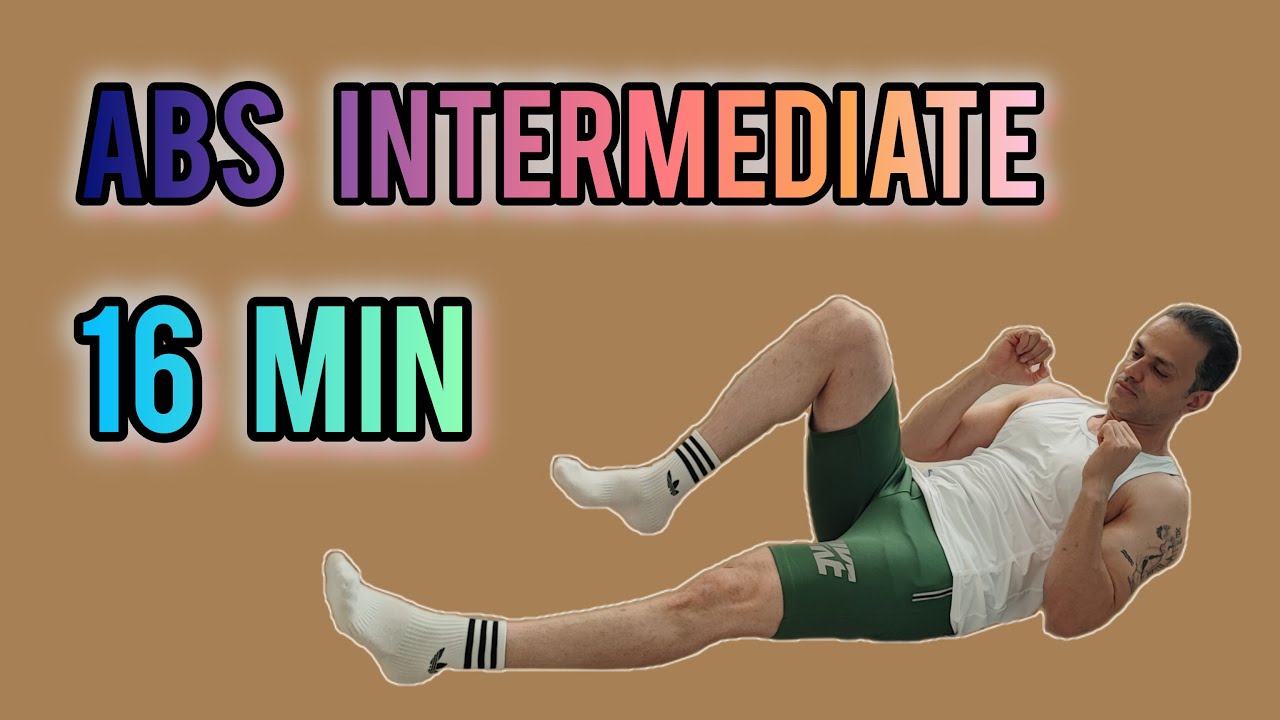 16 Minute Intermediate Abs Workout at Home | No Equipment, Core Burn ...