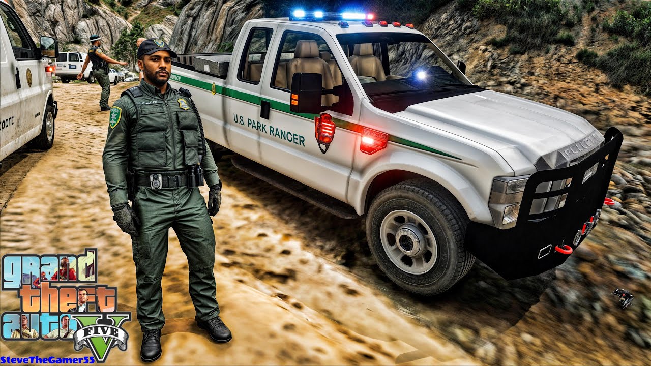 GTA 5 Mods Park Ranger Patrol| GTA 5 Lspdfr Mod| 4K - YouTube