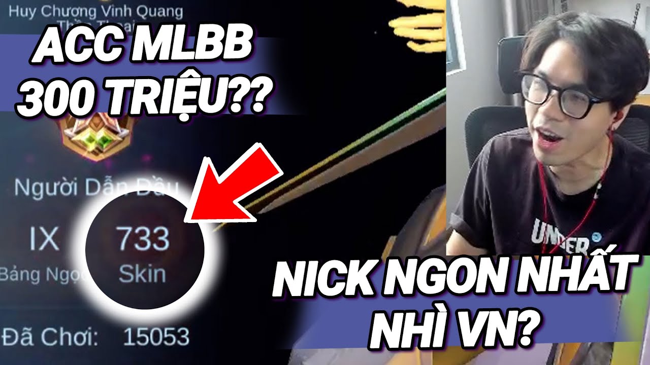 REVIEW ACC 300 TRIỆU: NICK MOBILE LEGENDS NGON NHẤT NHÌ VIỆT NAM? | Tốp ...