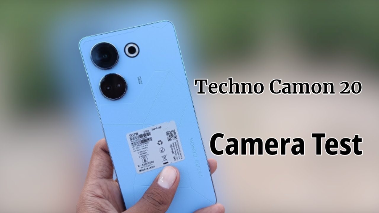 Techno camon 20 camera test & review - YouTube
