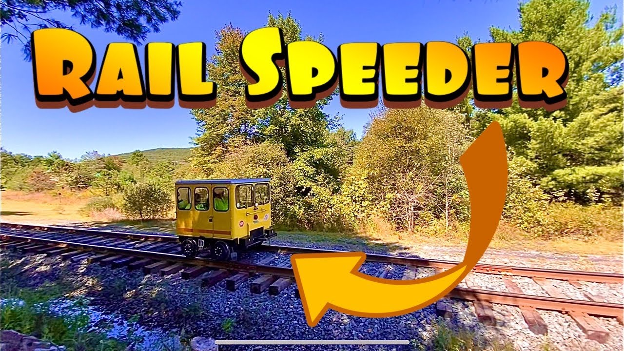 Railroad Speeders Racing Down The Rails - YouTube