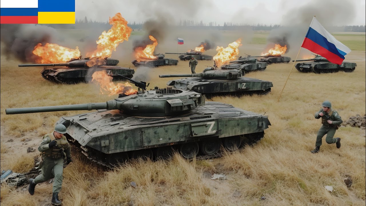 1 DAY AGO! As many as 80 Russian T-14 Armata tanks were destroyed by ...