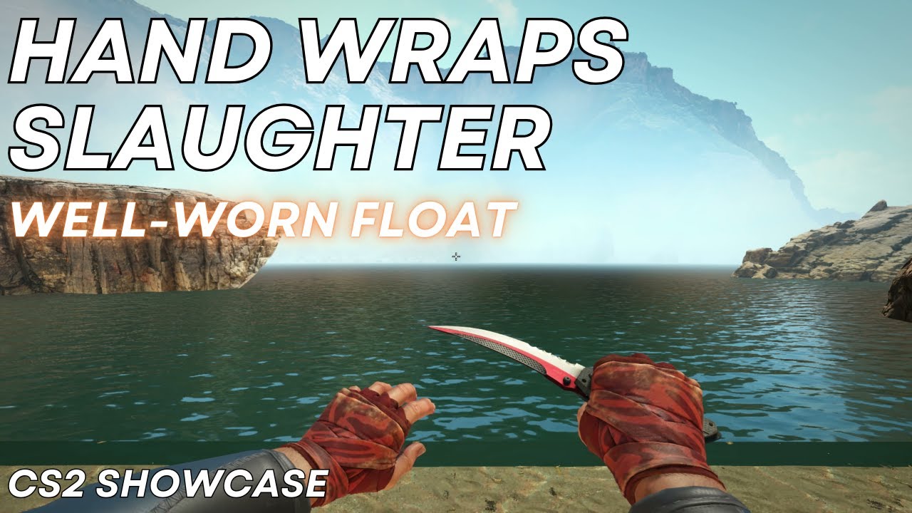 Hand Wraps Slaughter (Well-Worn) | CS2 Skin Showcase #1255 - YouTube