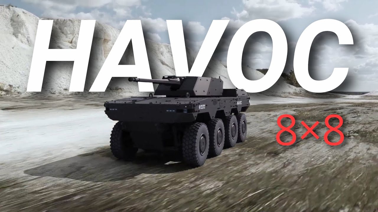Milrem Robotics Unveils Cutting Edge HAVOC 8×8 Robotic Combat Vehicle ...