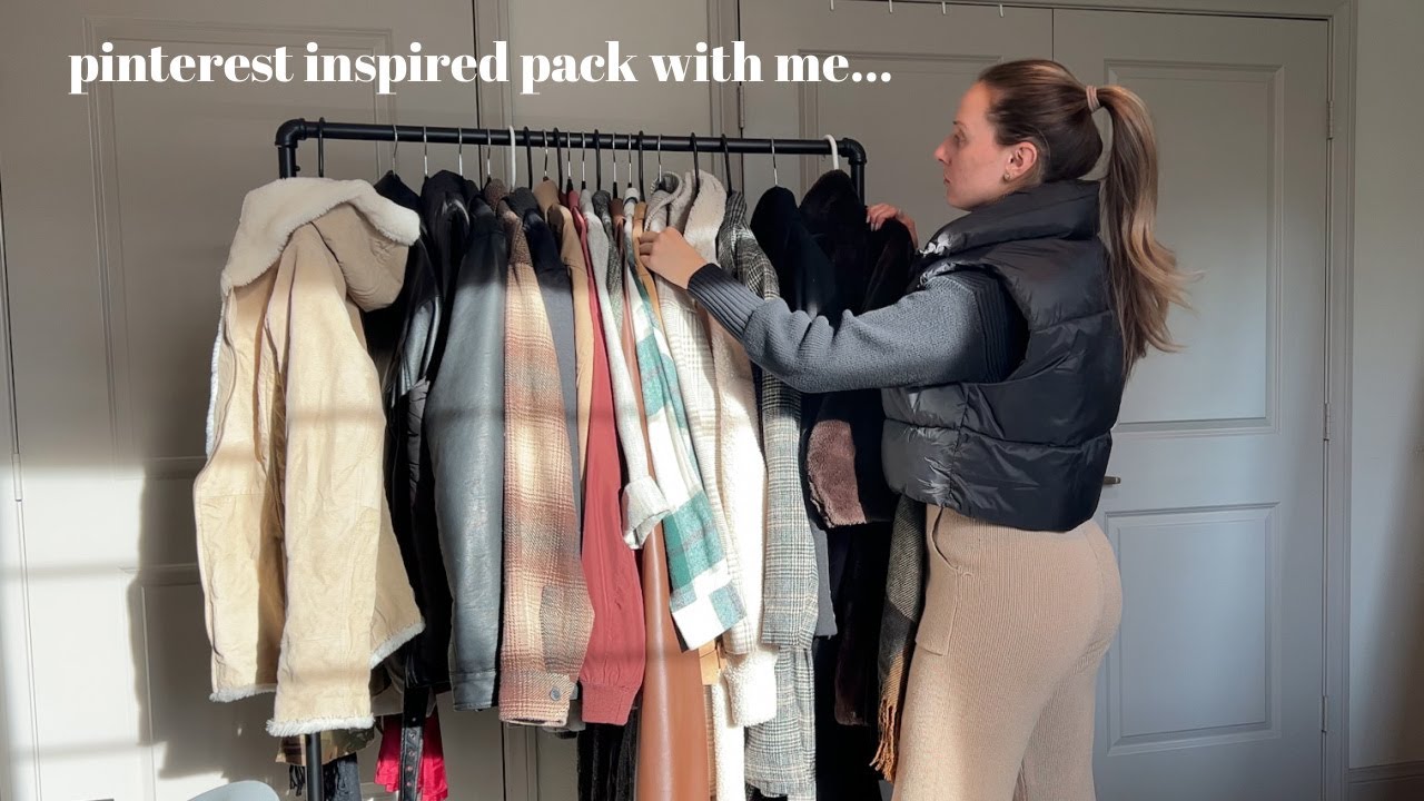 pack with me for a winter trip...pinterest inspired outfit planning ...