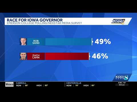 New poll shows close races for Iowa governor and Senate