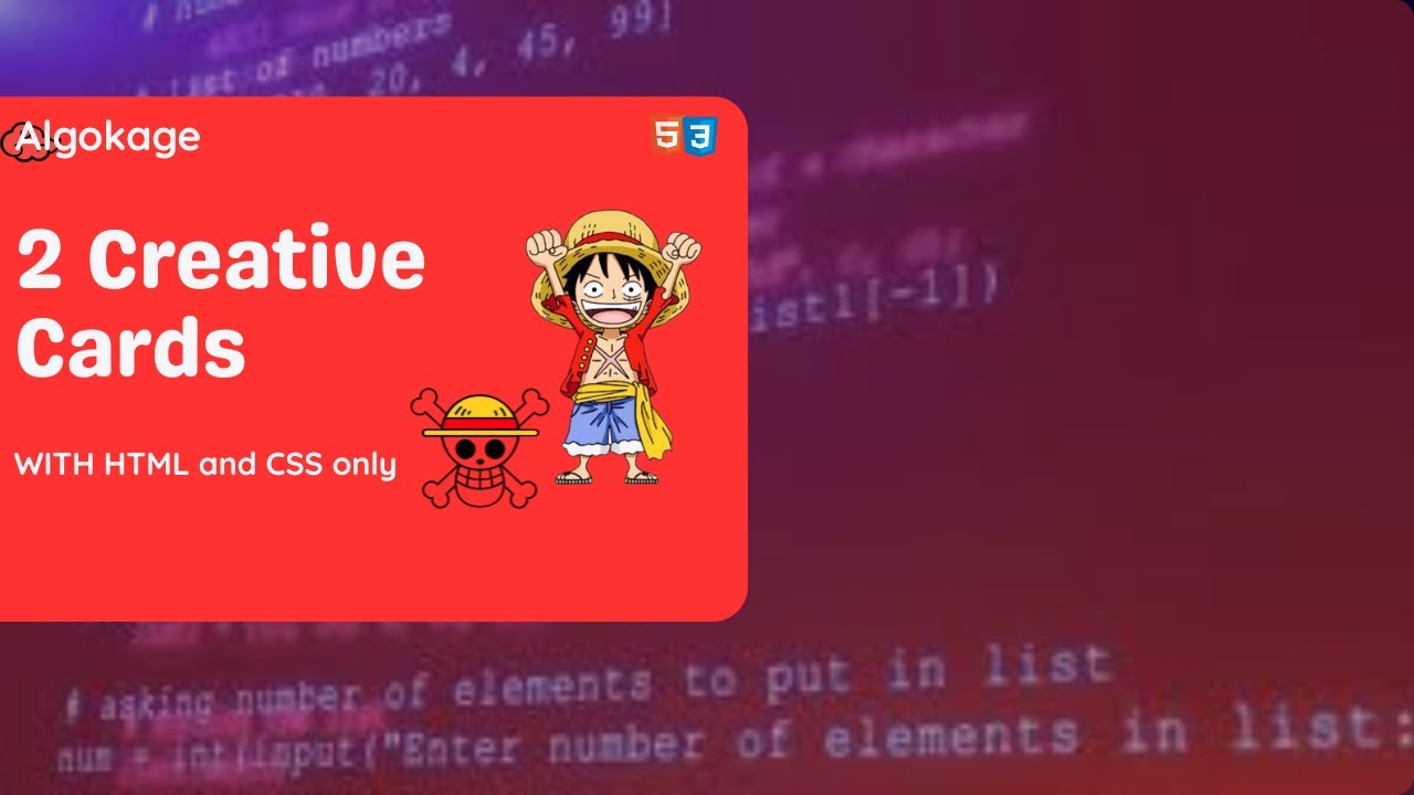 Creative Cards Using HTML & CSS | Modern UI Design Tutorial for ...