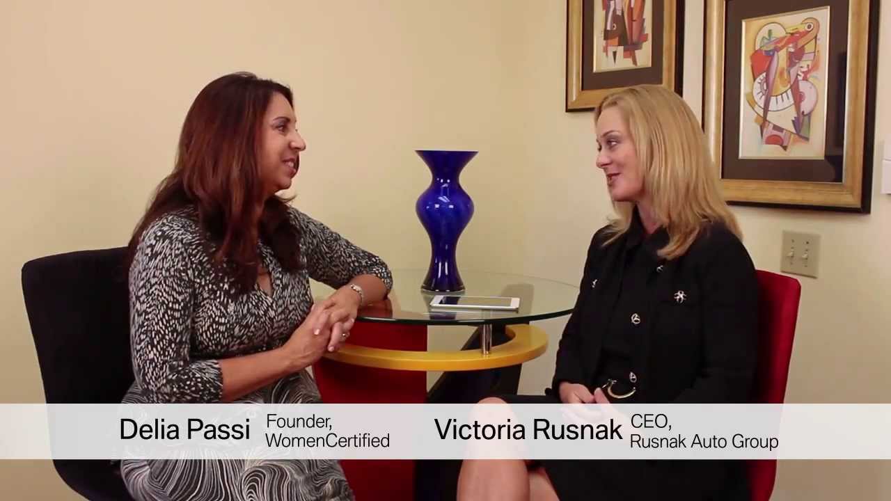 Victoria Rusnak: Opportunities for a Woman CEO - YouTube