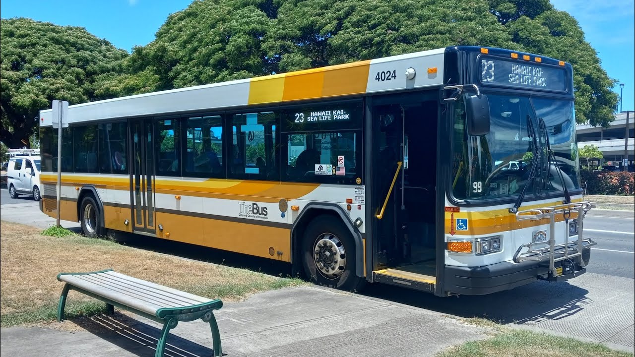 TheBus Honolulu (HI) Route 23 Hawaii Kai Sea Life Prk Bus 4024 [2022 ...