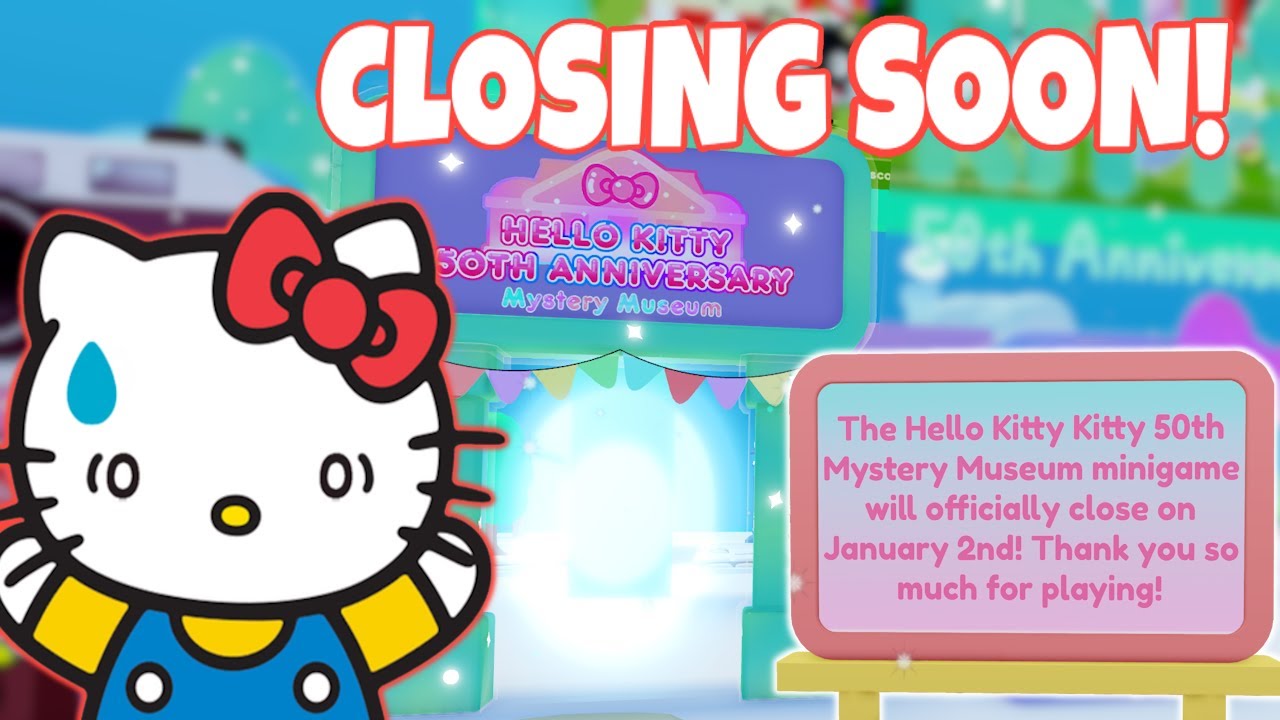 Officially CLOSING! Mystery Museum 50th-Anniversary Minigame | Roblox ...