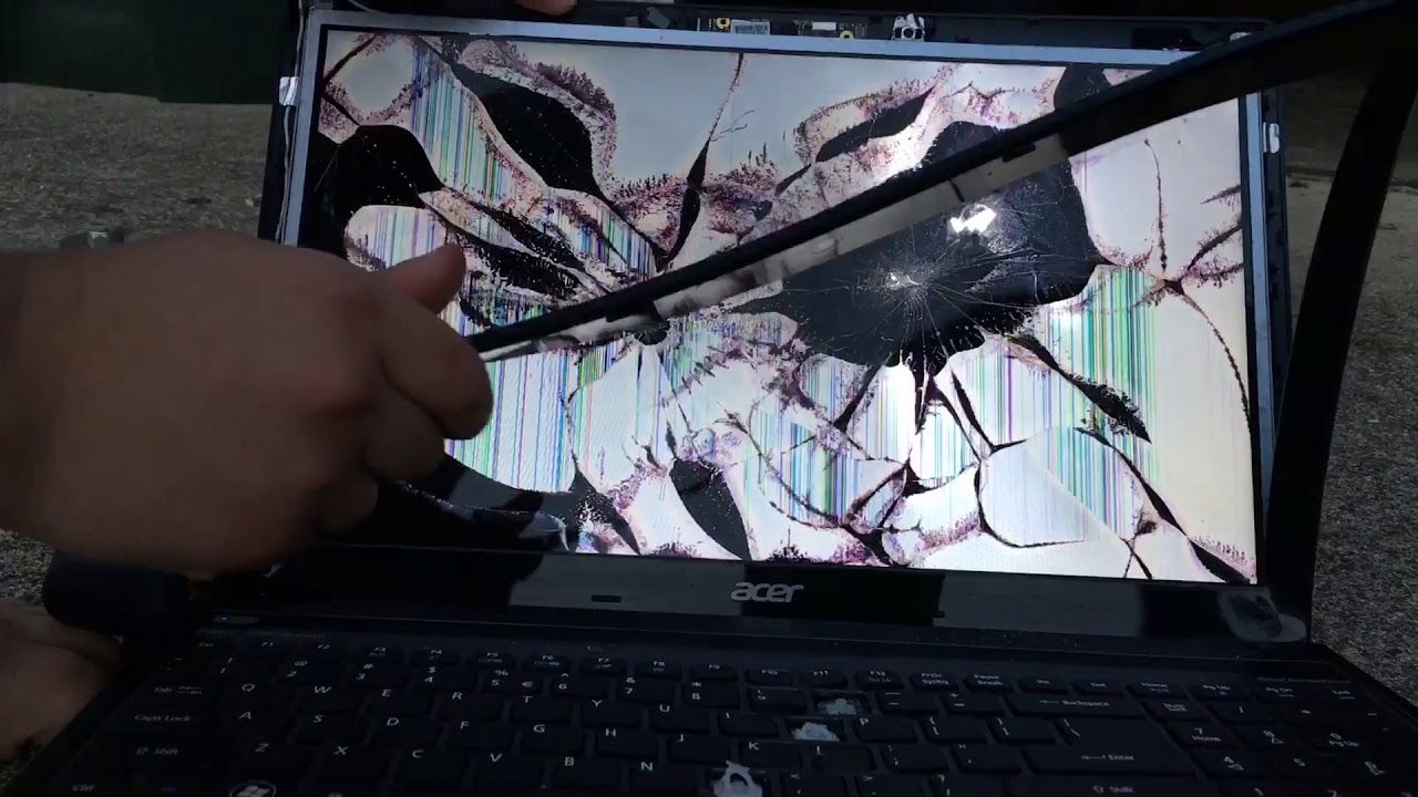 Total Laptop Destruction - YouTube
