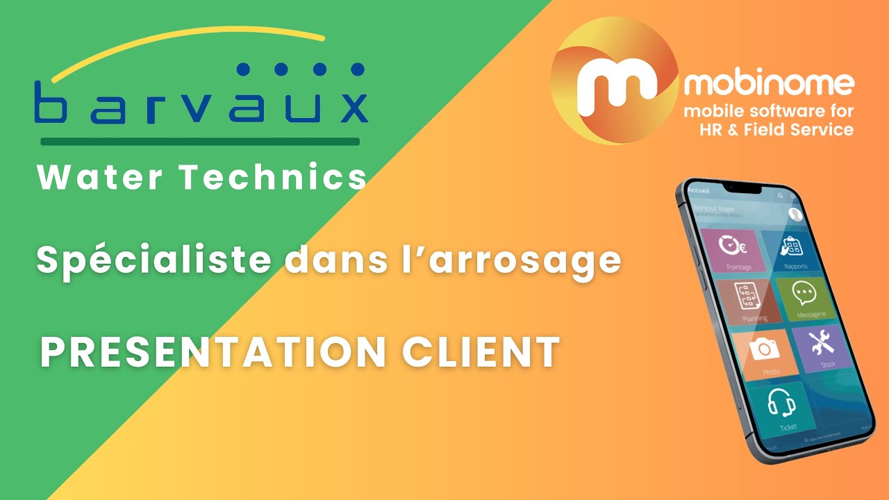 Barvaux utilise Mobinome pour la gestion sur le terrain et la facturation - YouTube
