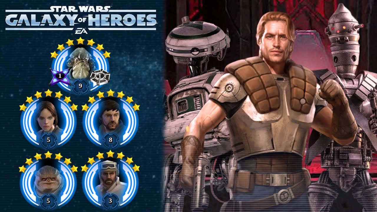 Star Wars Galaxy of Heroes: Rogue One Vs. Dash Rendar - YouTube