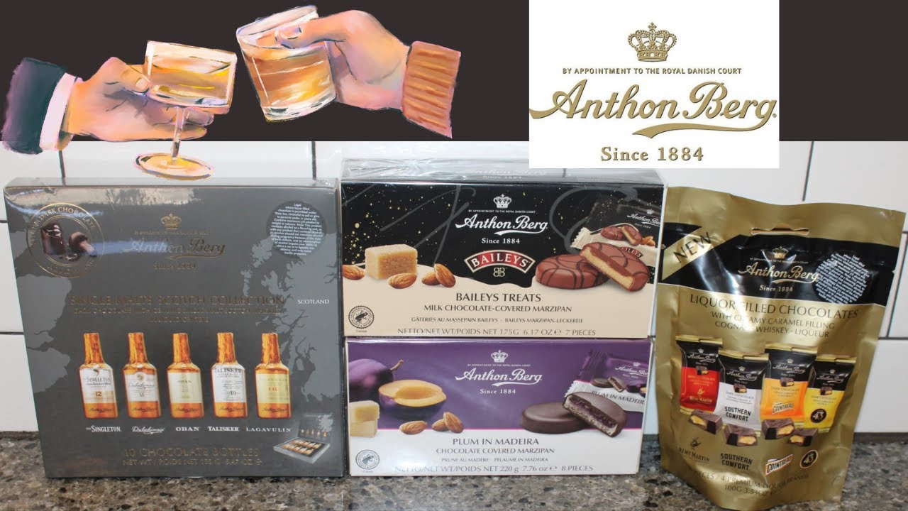 Anthon Berg Single Malts Scotch Collection,Baileys & Plum Marzipan ...