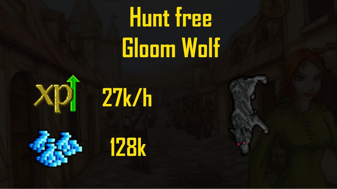 [TESTE DE HUNT FREE] Gloom Wolf (Poacher Lair) - (XP 27k/h, com profit ...