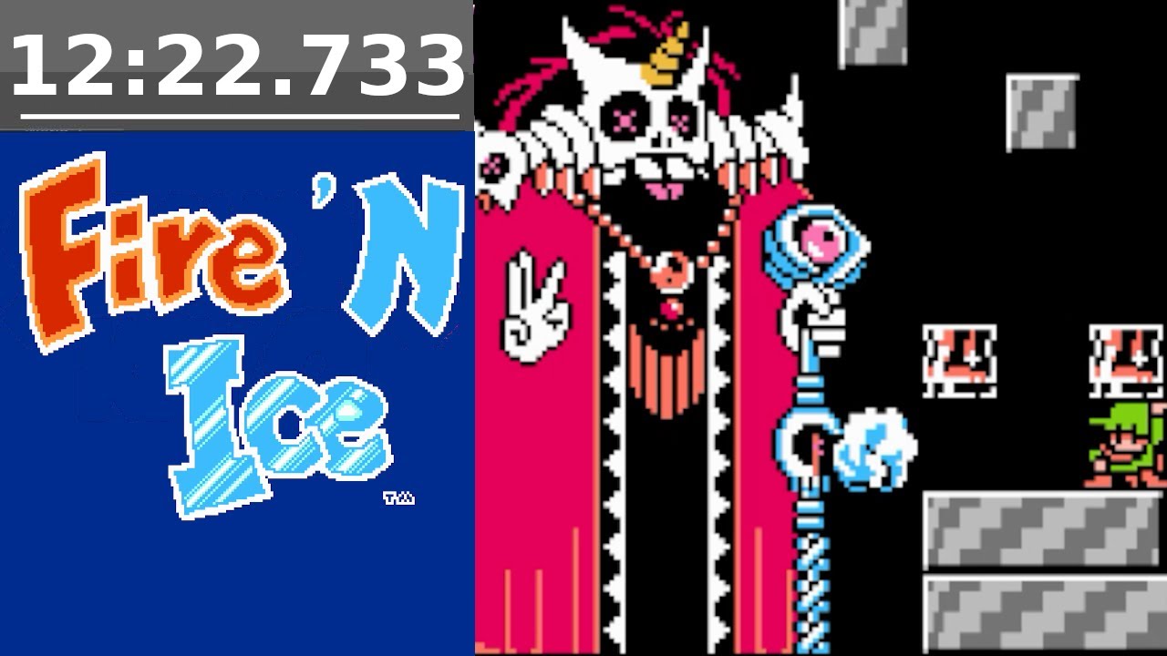 Fire 'N Ice (NES) World 10 Speedrun: 12:22.733 - YouTube