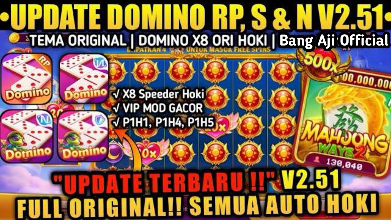 RESMI UPDATE DOMINO RP 2.51 !! Apk Mod Higgs Domino RP 2.51 - Rp & N ...
