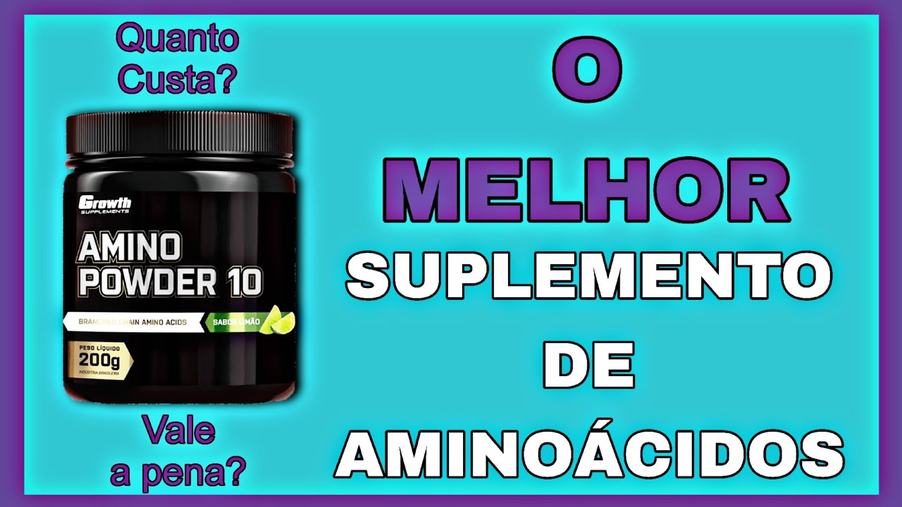 TESTEI O MELHOR SUPLEMENTO DE AMINOÁCIDOS DO MERCADO (AMINO POWDER 10 ...
