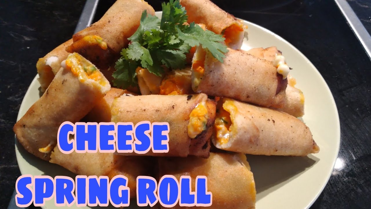cheese spring roll and vegetables#springroll - YouTube