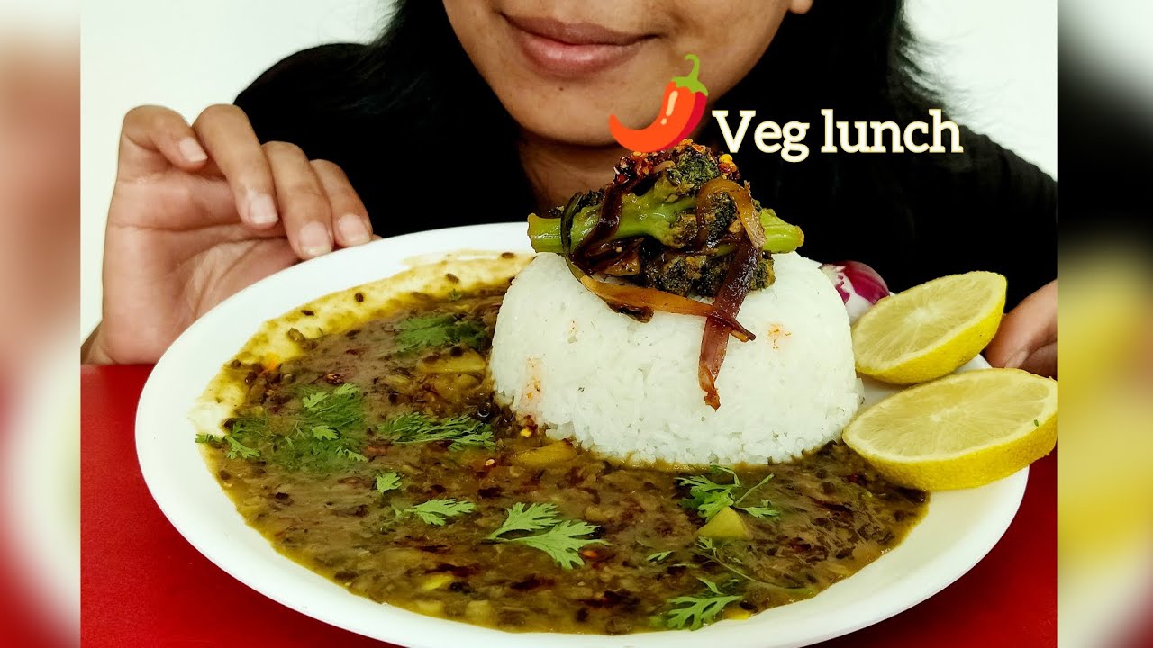 BLACK LENTILS RECIPE | KALO DAL | BROCCOLI TERIYAKI 🥦 COOKING AND ...