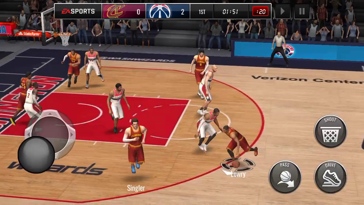 HOW TO - The Step back and Fade away shot tutorial NBA Live mobile ...