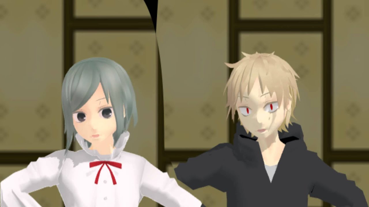 fukkireta kid kano/kido ver [ MMD カゲプロ / kagerou project ] - YouTube