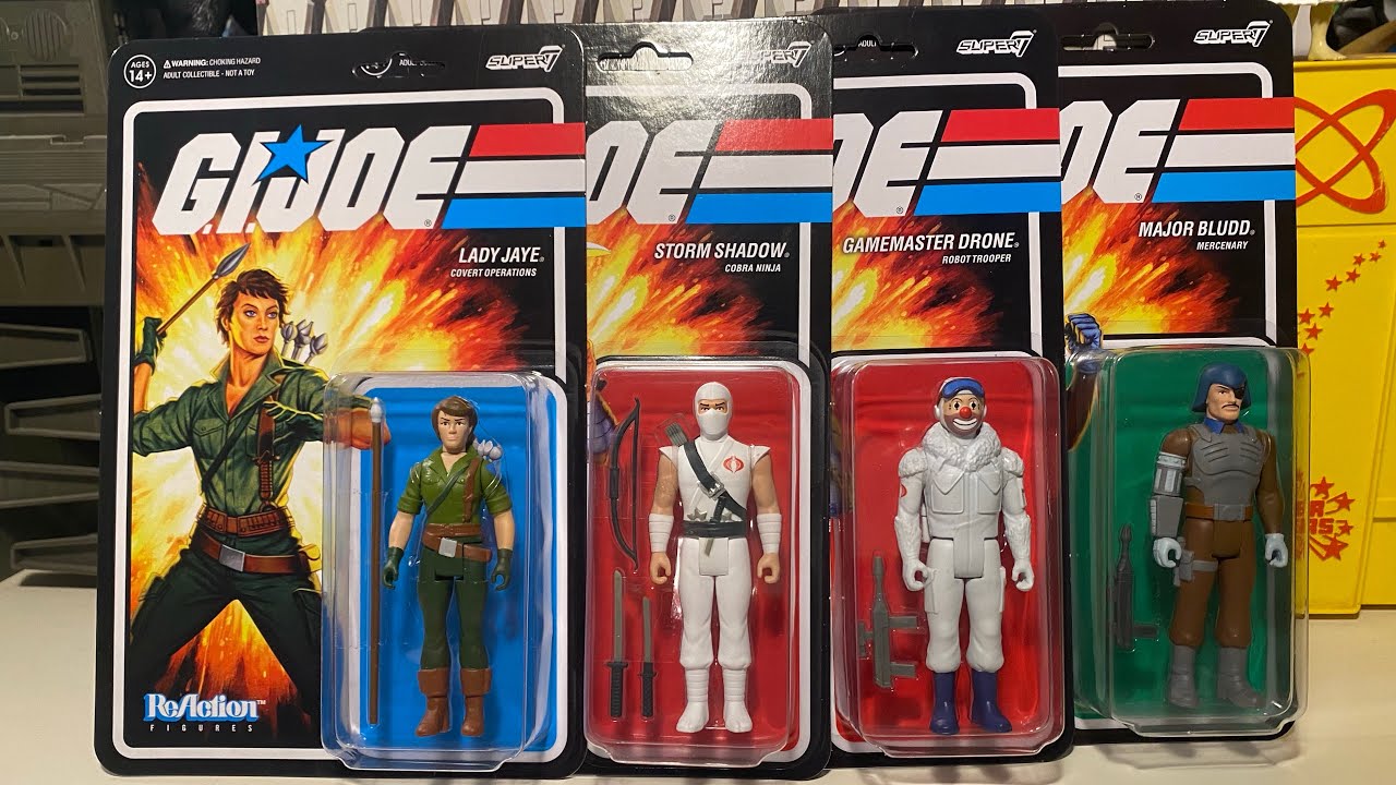GI JOE ReAction Figures Wave 2 !!! - YouTube