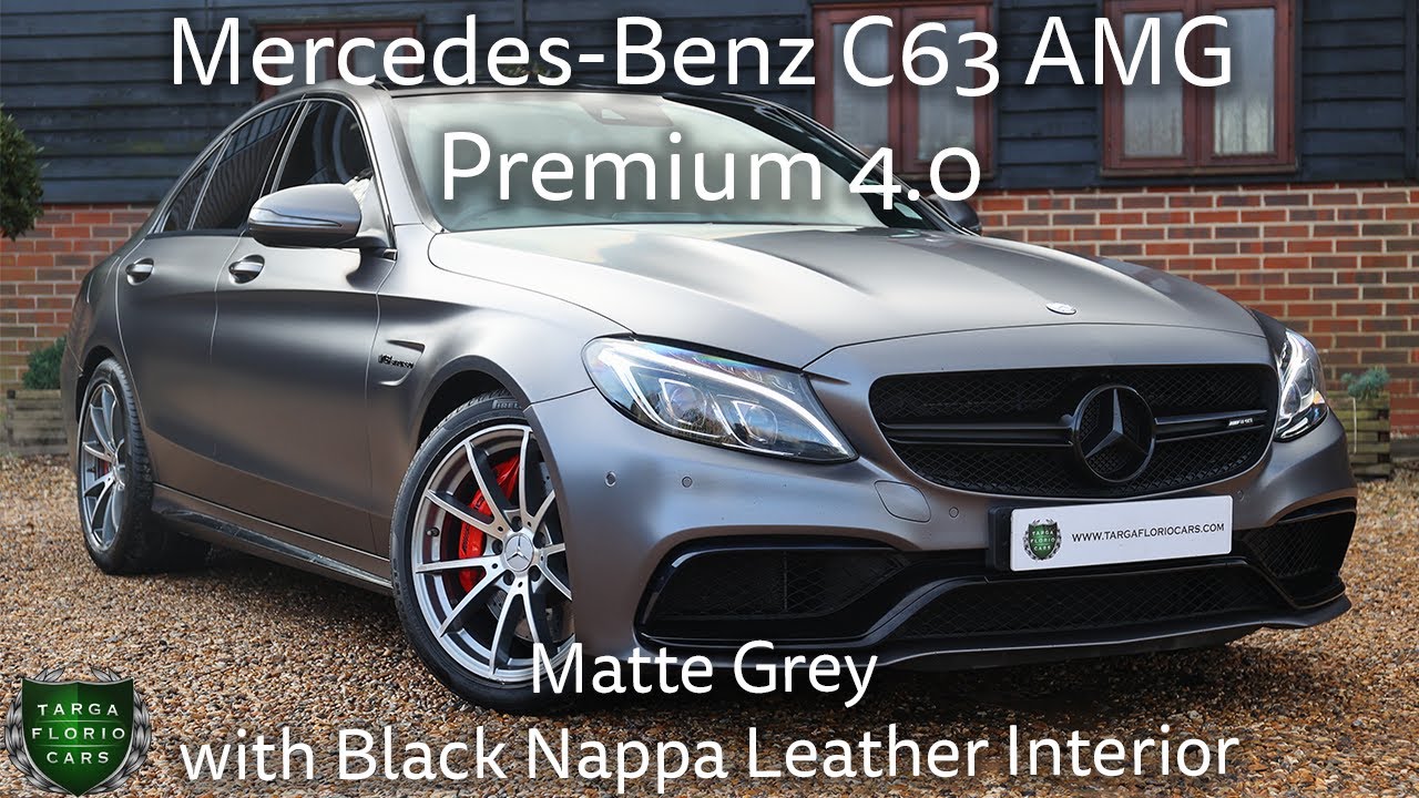 [4K] Mercedes-Benz C63 AMG Premium 4.0 registered March 2017 (17 ...