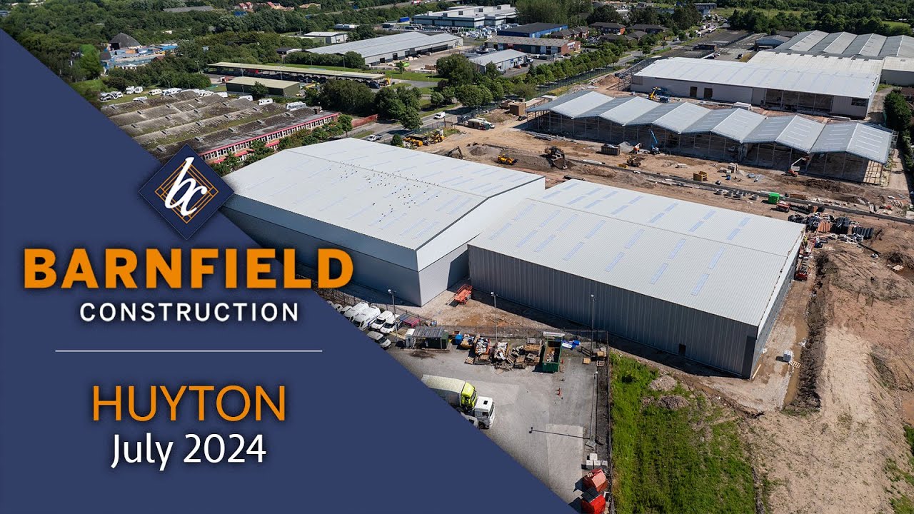 Barnfield Construction at Huyton, Liverpool — July 2024 - YouTube