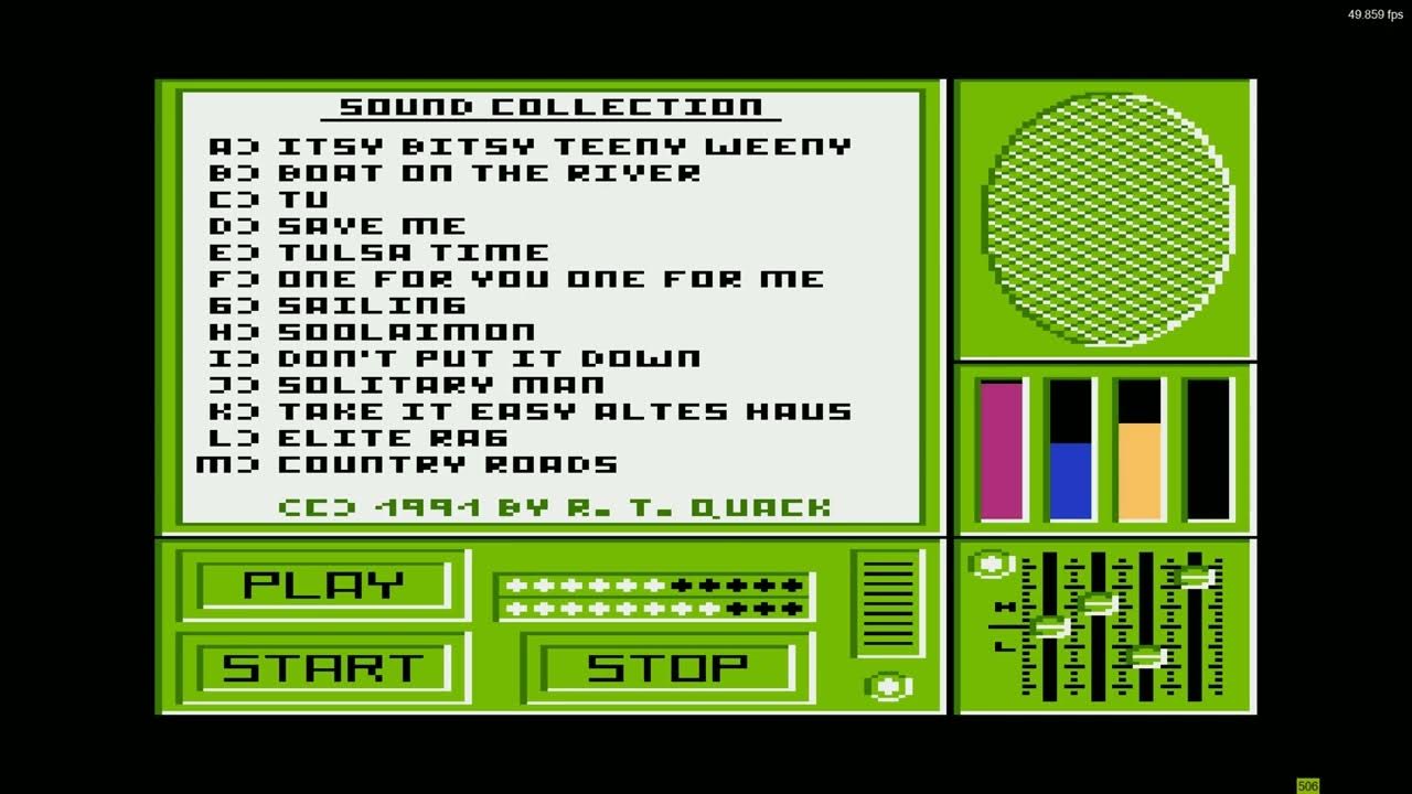 Sound Collection by Ralf Thomas Quack (atari 8 bit) (SideA) - YouTube