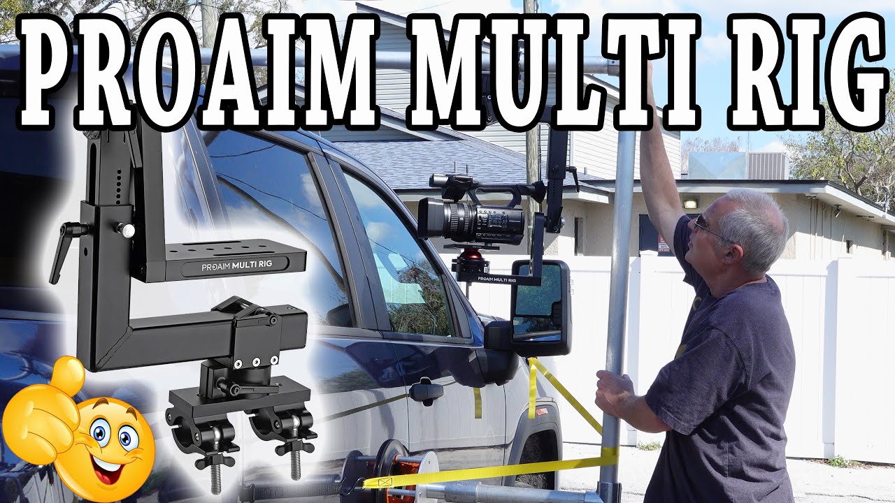 Proaim Multi Rig Review - Adjustable Car Camera Rig Mount Using Speed Rail - YouTube