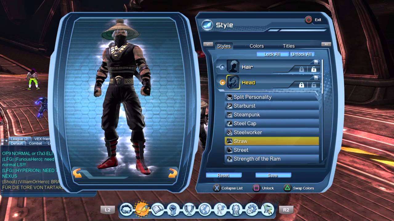 DCUO | My Golden Samurai/Ninja Inspired Style - YouTube