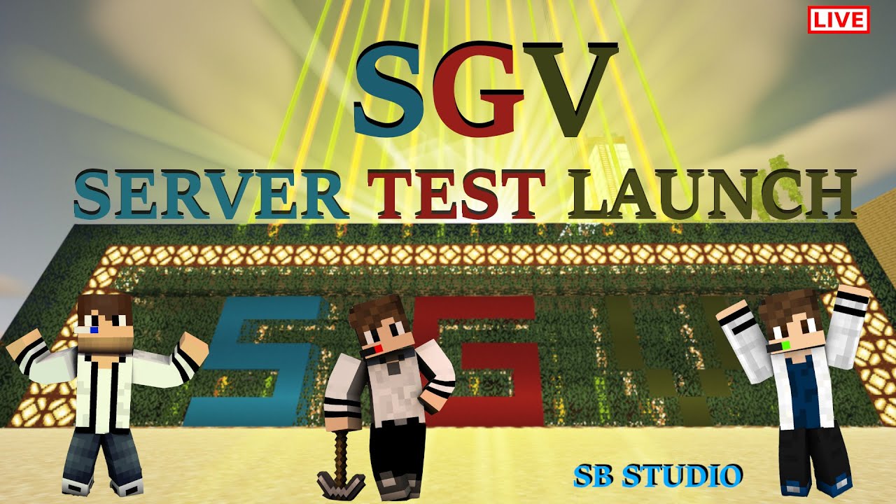 SGV Adventure Park Server Test Launch : SB Studio : LIVE - YouTube