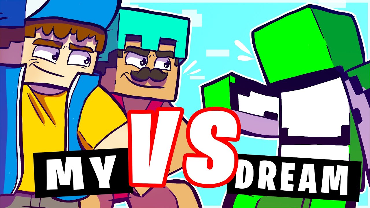 DREAM vs 2 NOOBKI W MINECRAFT - YouTube