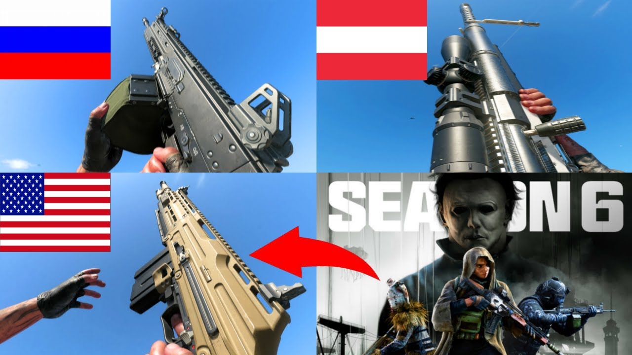 All MW3 Season 6 Weapons Real Names, Sounds, Reload & Inspect ...