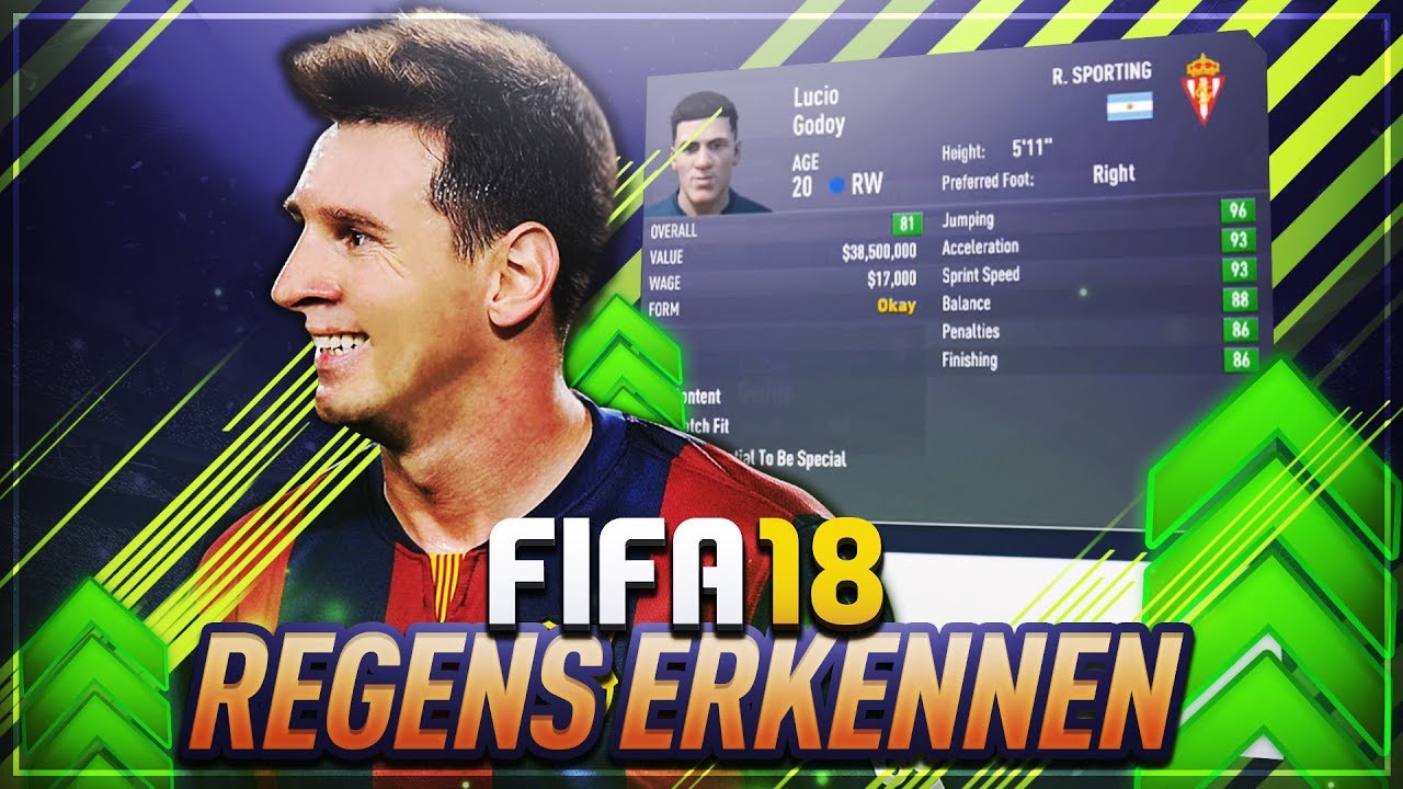 SO findest & erkennst du REGENS!! 🔍😏 - FIFA 18 Karrieremodus Tipps ...