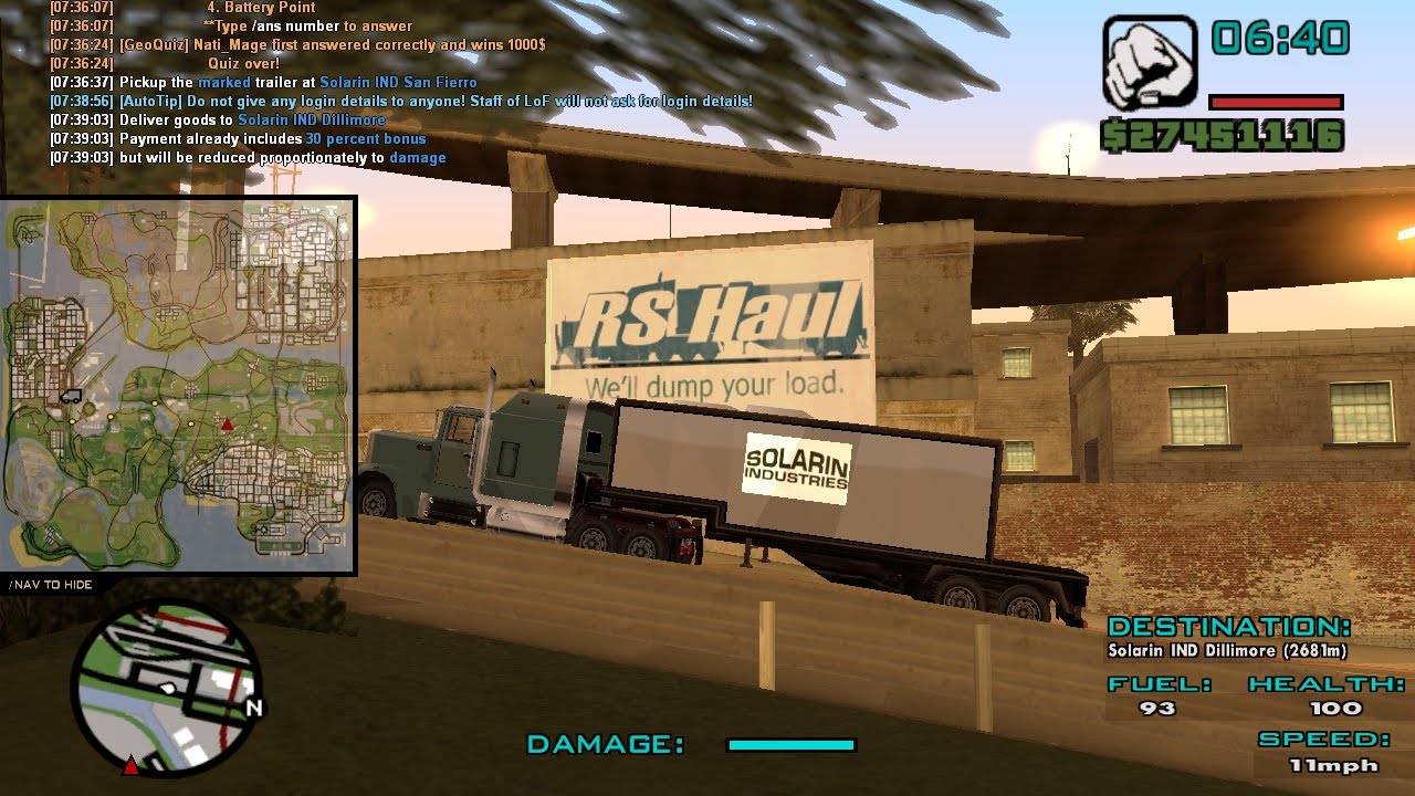 GTA SAMP: Trucker Job Update - YouTube