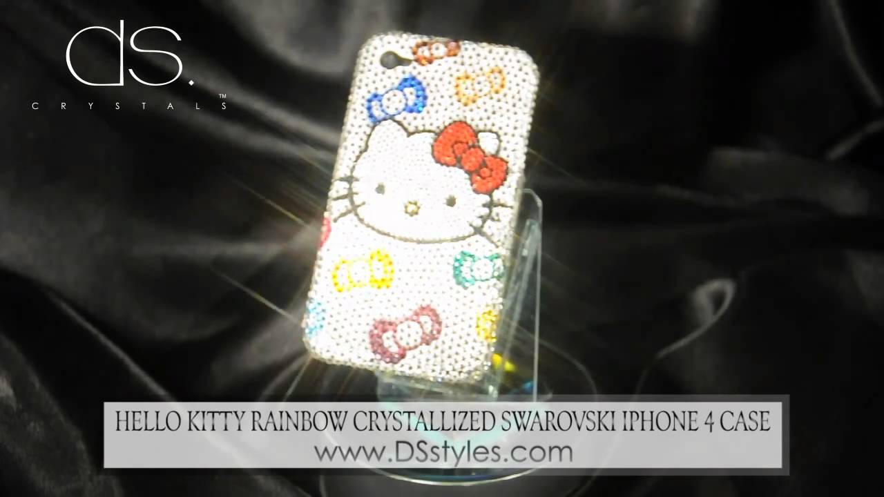 Hello Kitty Rainbow Crystallized Swarovski iPhone 4 Case from dsstyles ...