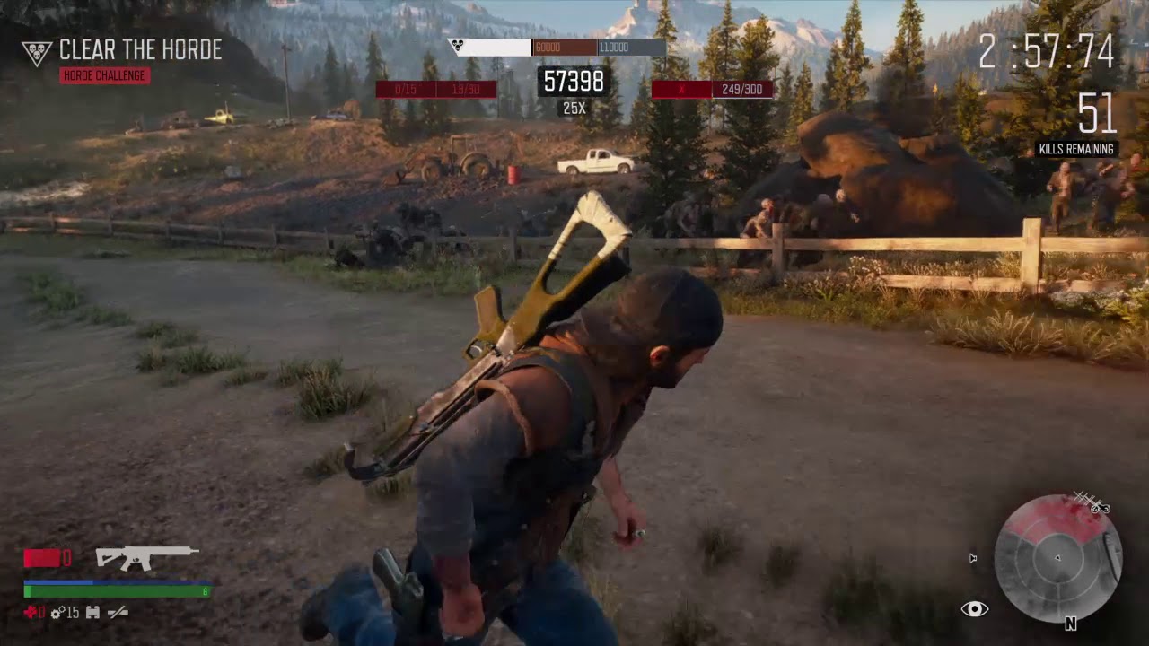 Days Gone - CHALLENGE MODE - Nail Biter - Timed Horde Whipe - YouTube